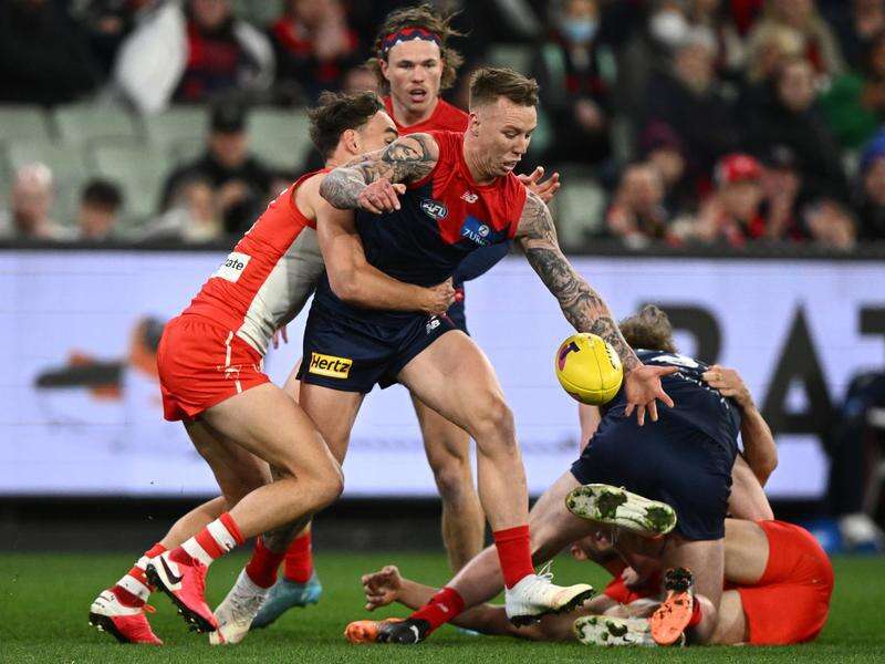 AFL Demons' Harmes reported for high hit | Dairy News Australia