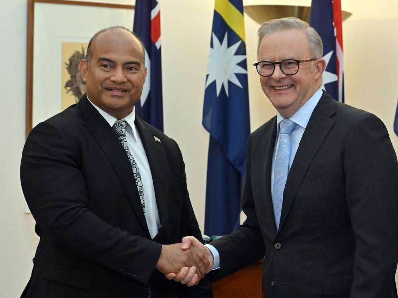 Albanese meets with Nauru leader to boost Pacific ties | Shepparton News