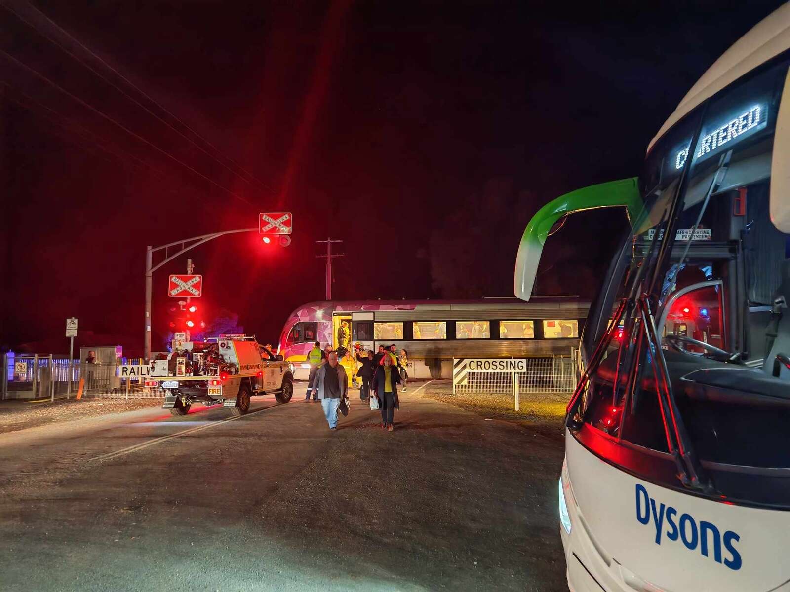 Moving train brought to a stop by roaming herd on track | Dairy News ...