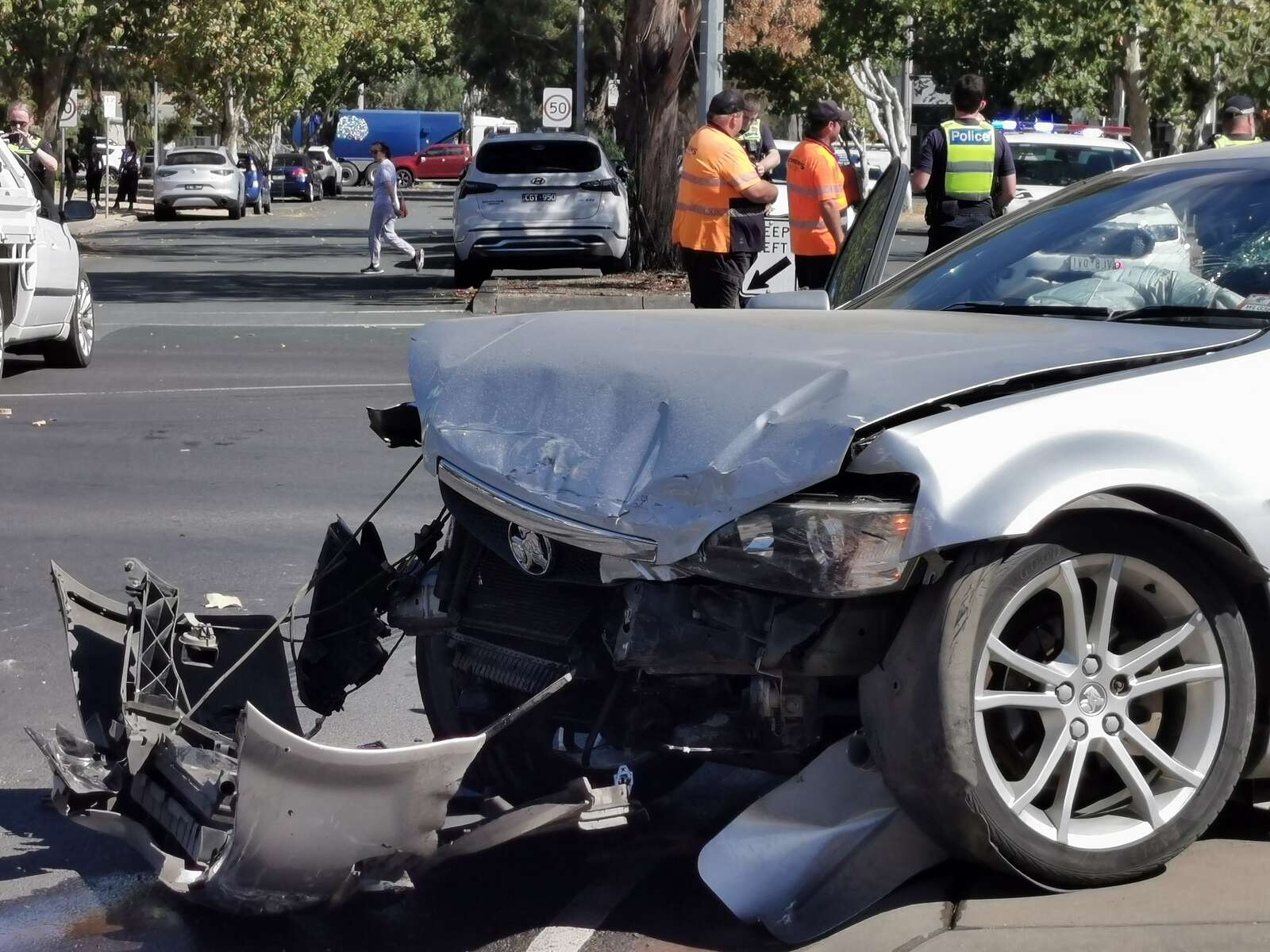 Crash and dash: Driver involved in three-car crash found in unlikely ...