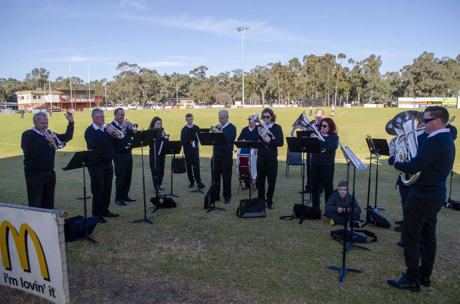 Big band half-time performance | Shepparton News