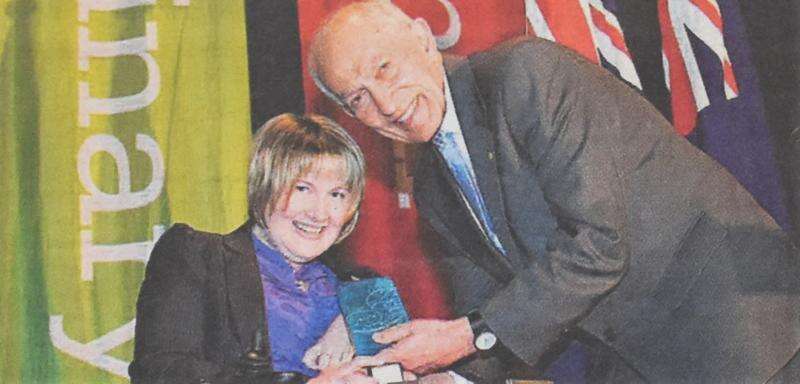 In the archives: Angela is named Victoria's Young Australia of the Year ...