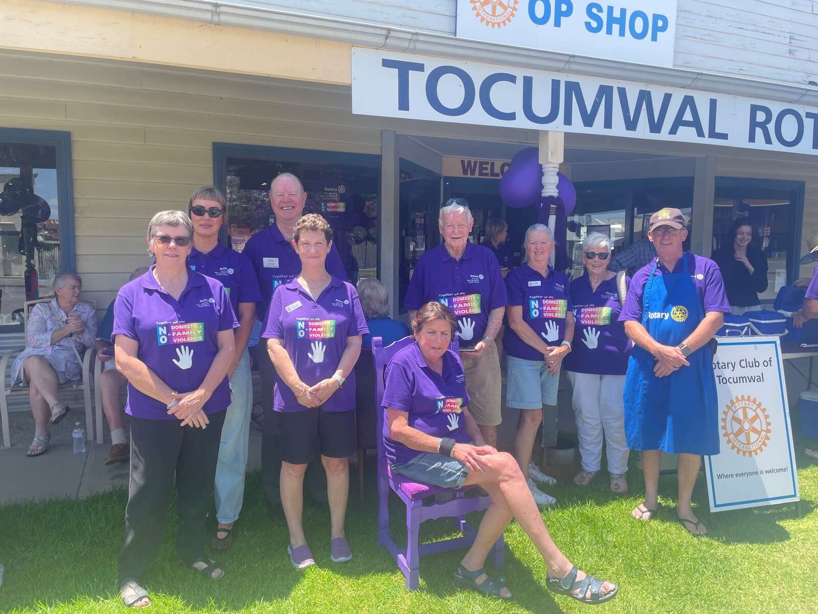 Toc takes a stand on domestic violence | Seymour Telegraph
