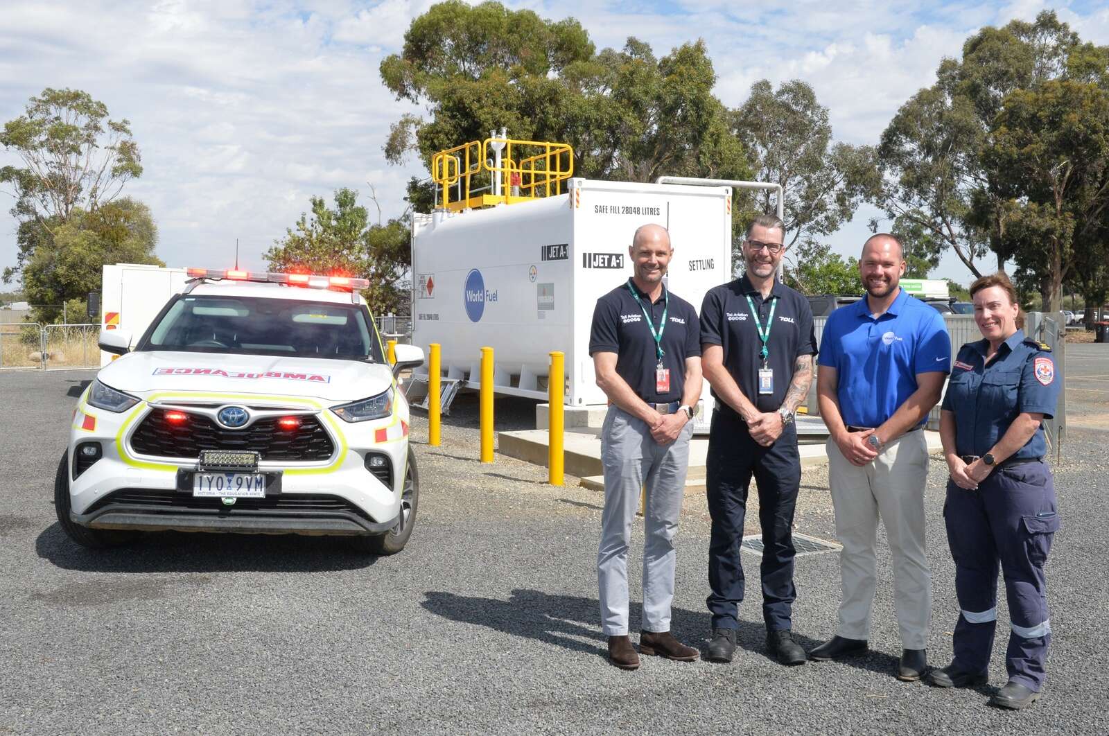 Air ambulance operations soar with new fuel tank at Shepparton ...