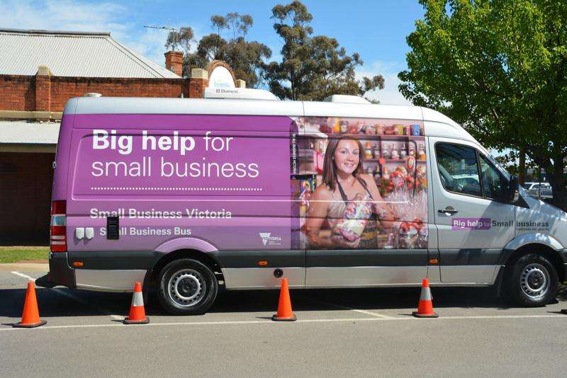 Small business bus rolls into town | Benalla Ensign