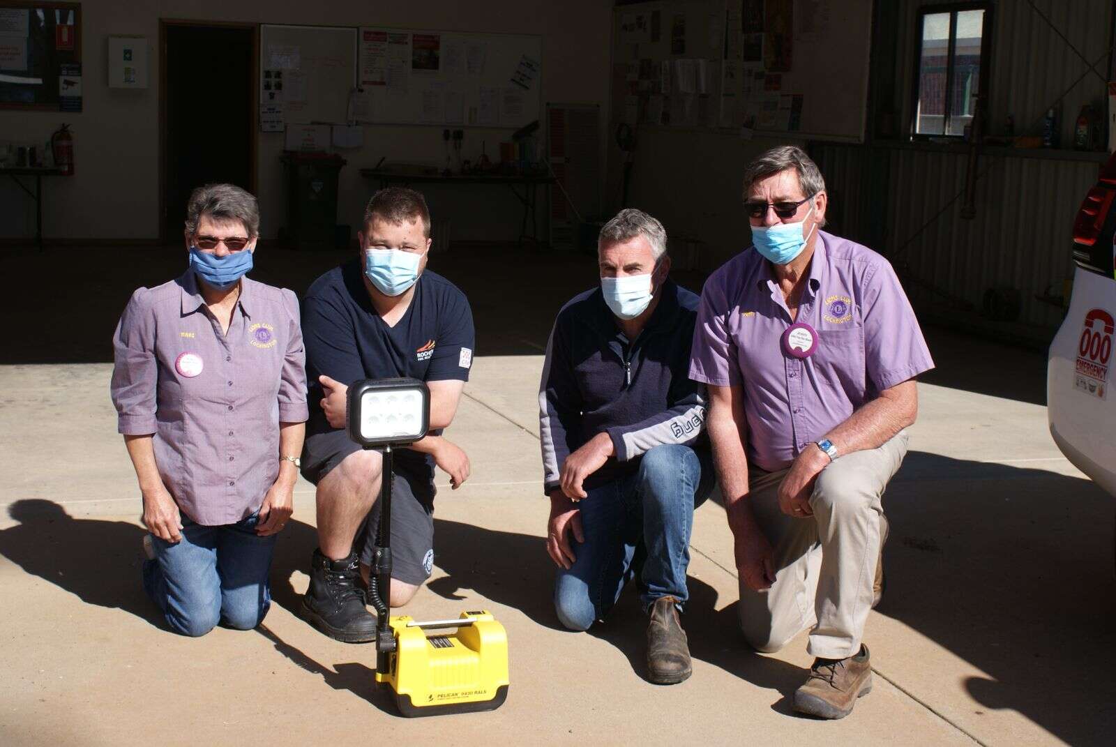 Lockington Lions Club donates lighting system to Northern Campaspe fire ...