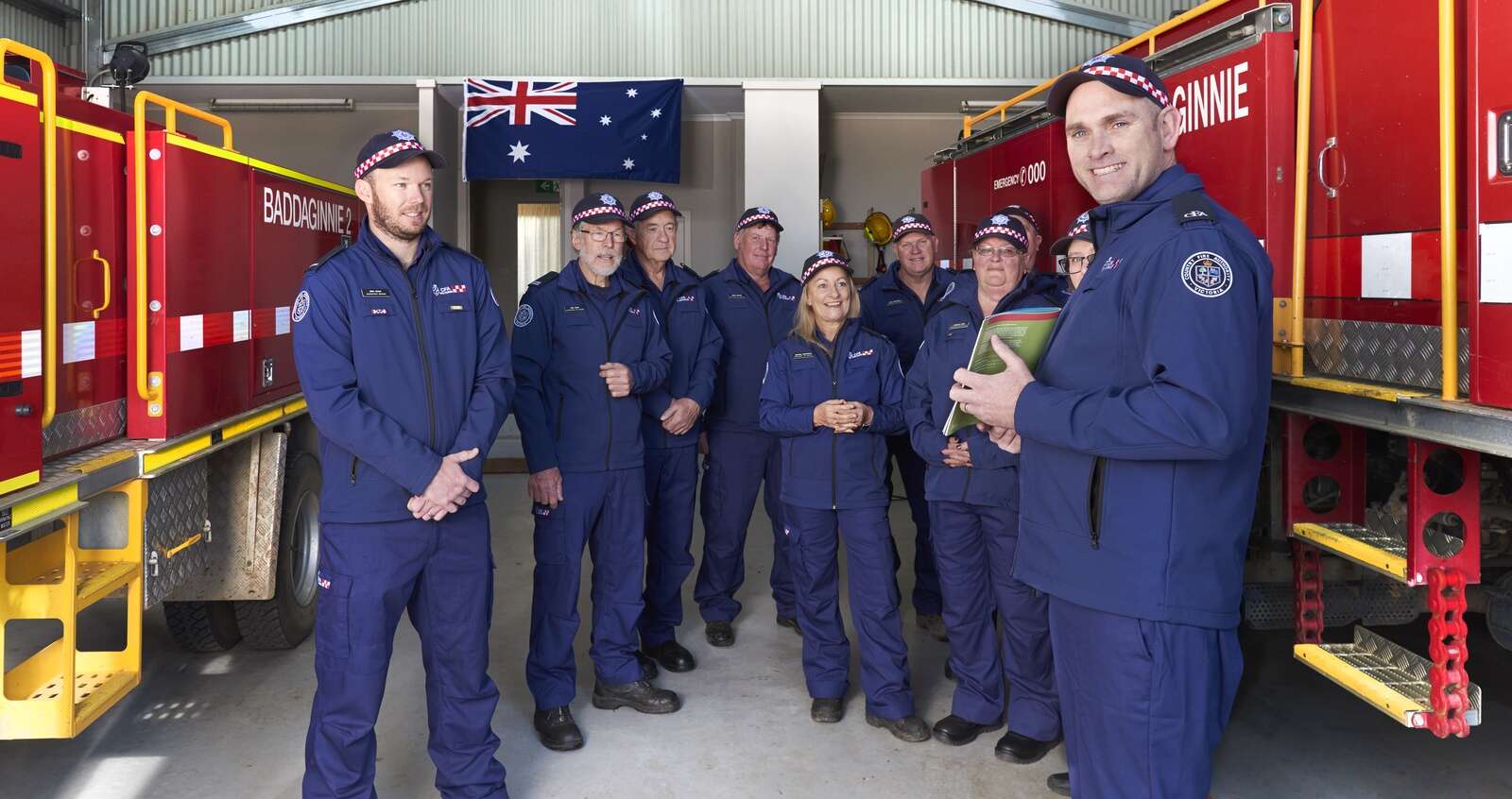 New patriot blue uniforms for CFA | Benalla Ensign
