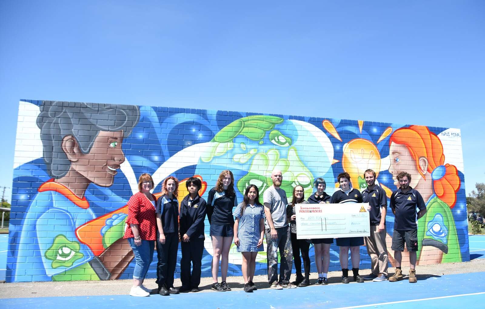 Artists and students unite | Seymour Telegraph