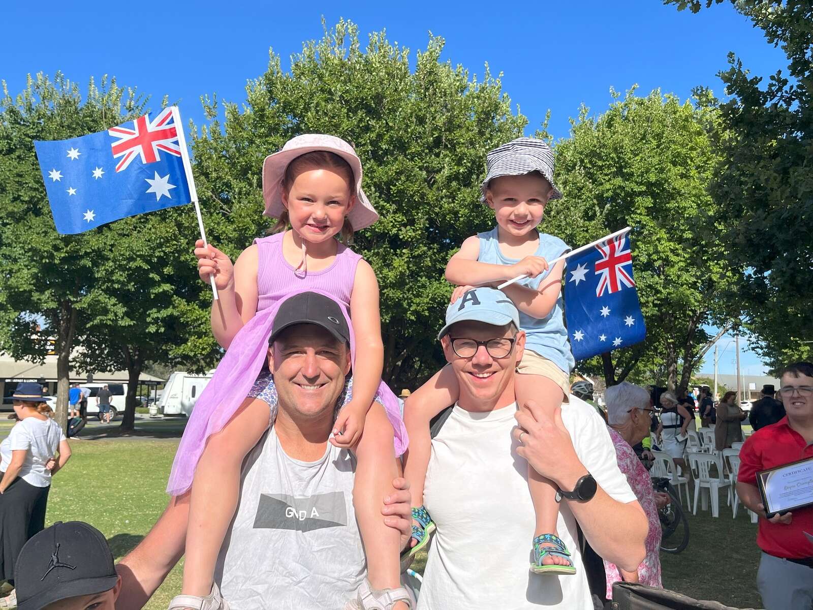 Echuca residents celebrate Australia Day at Hopwood Gardens | Riverine ...
