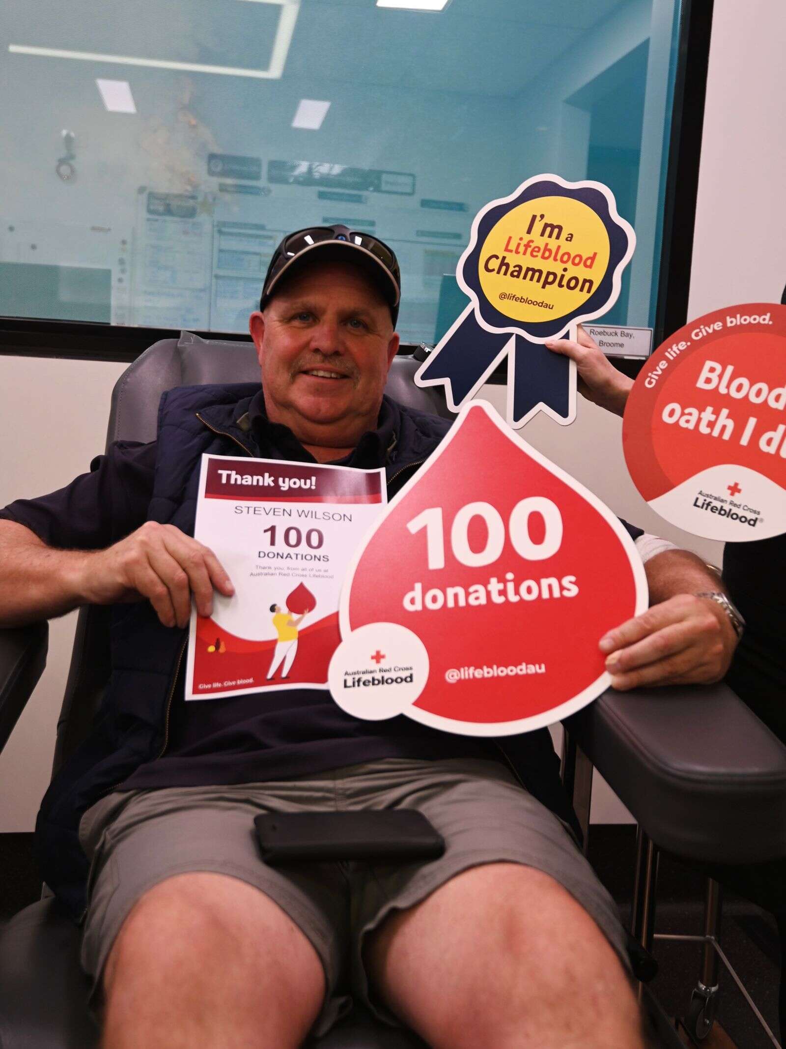 A bloody good job: 100 blood donations for Shepparton’s Steve Wilson ...