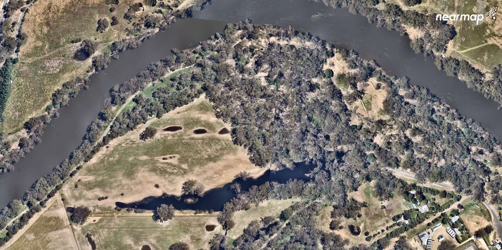Aerial photos compare the Seymour floods in 2022 and 2024 | Seymour ...