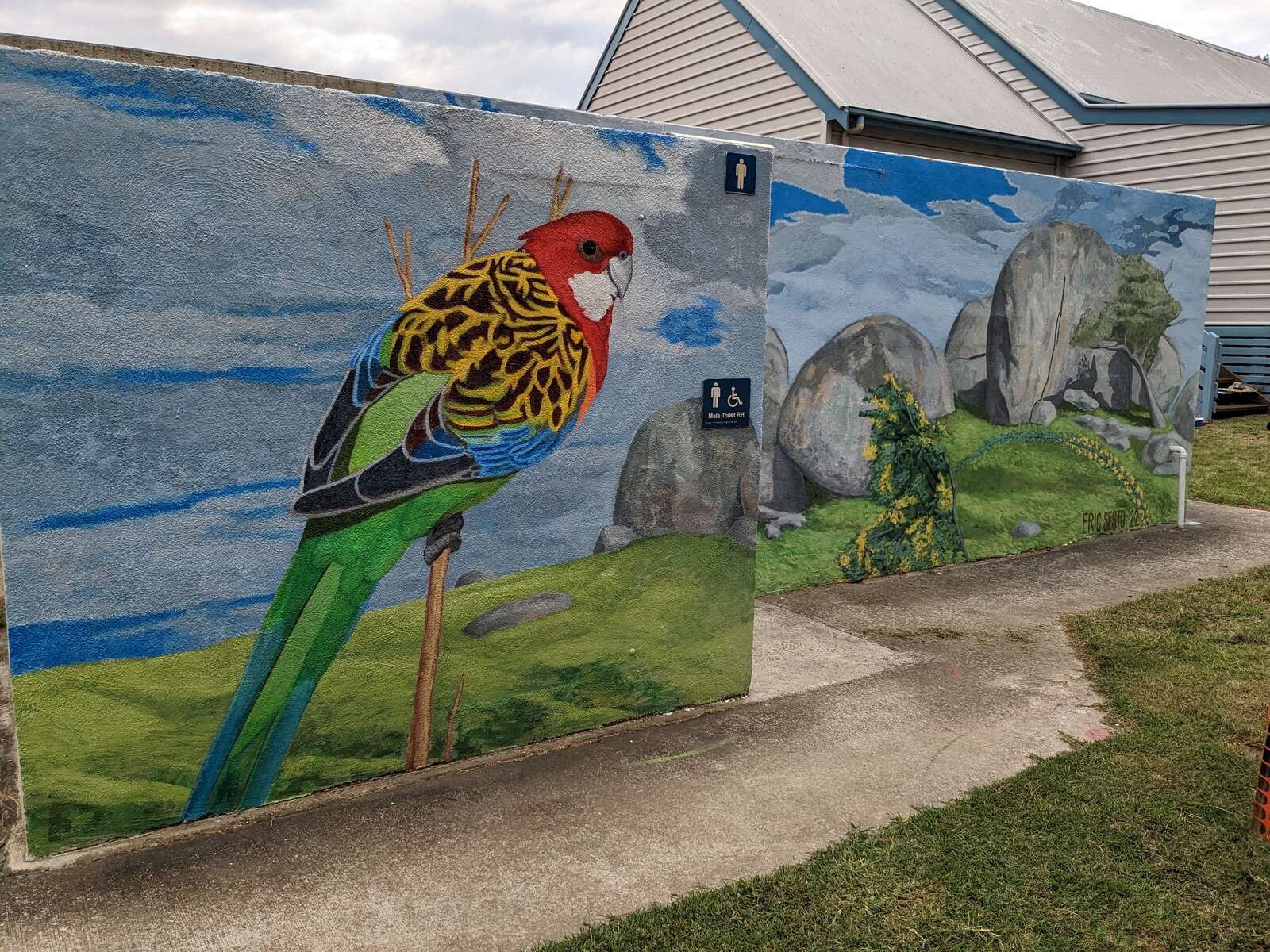 New mural adds colour to Tooborac Recreation Reserve | Seymour Telegraph
