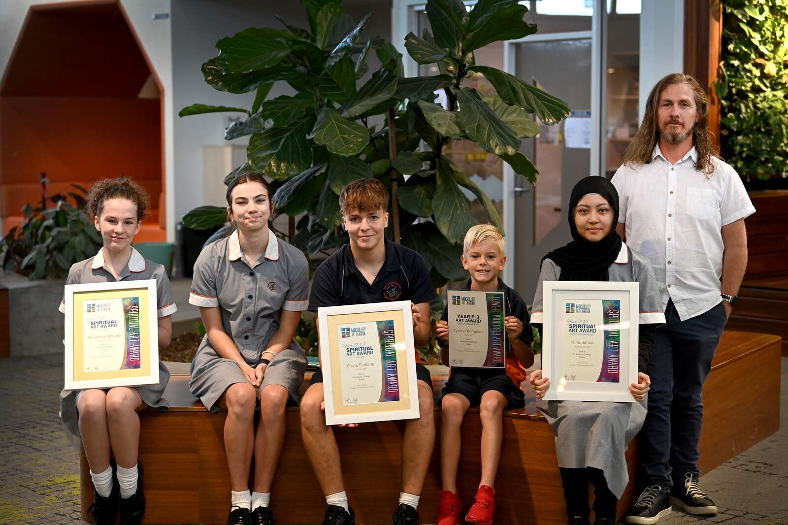Brushstroke of brilliance: St Anne’s College students receive art ...
