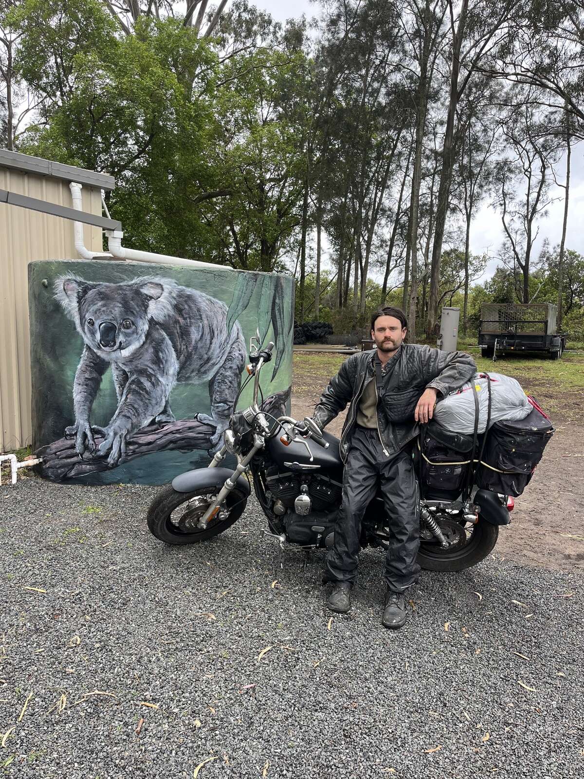 Artist rides across Australia painting murals | Shepparton News