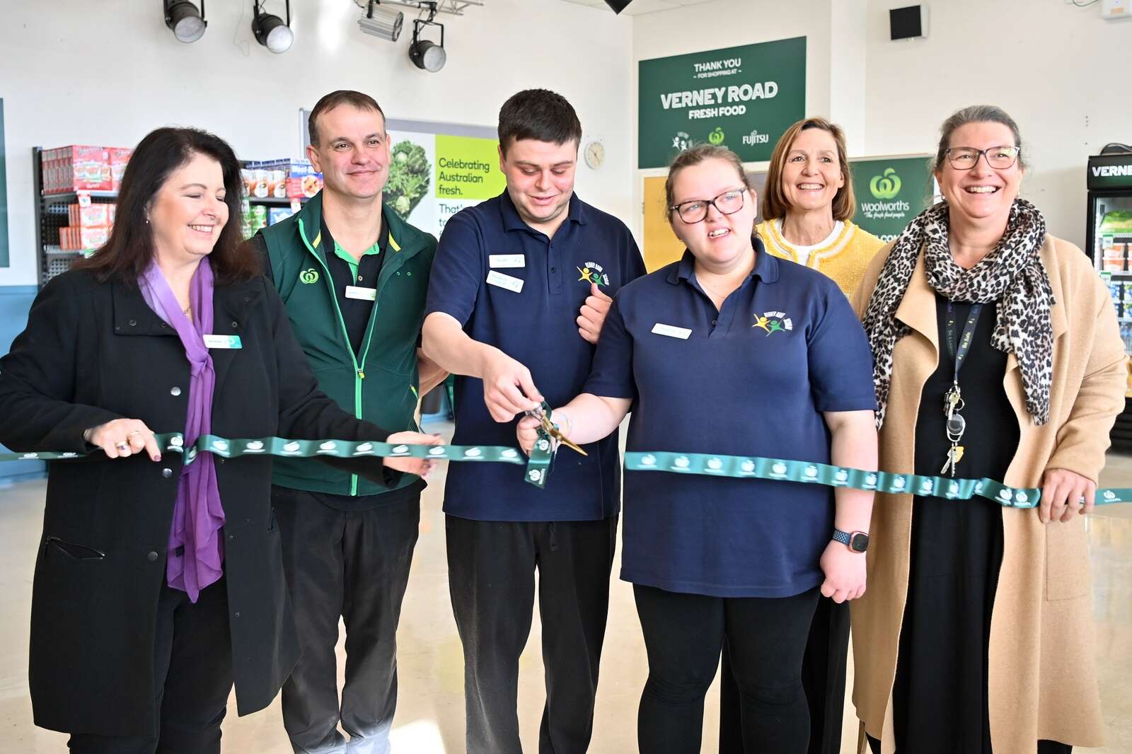 Wool-worthy cause: Verney Rd School unveils Mini Woolies store ...