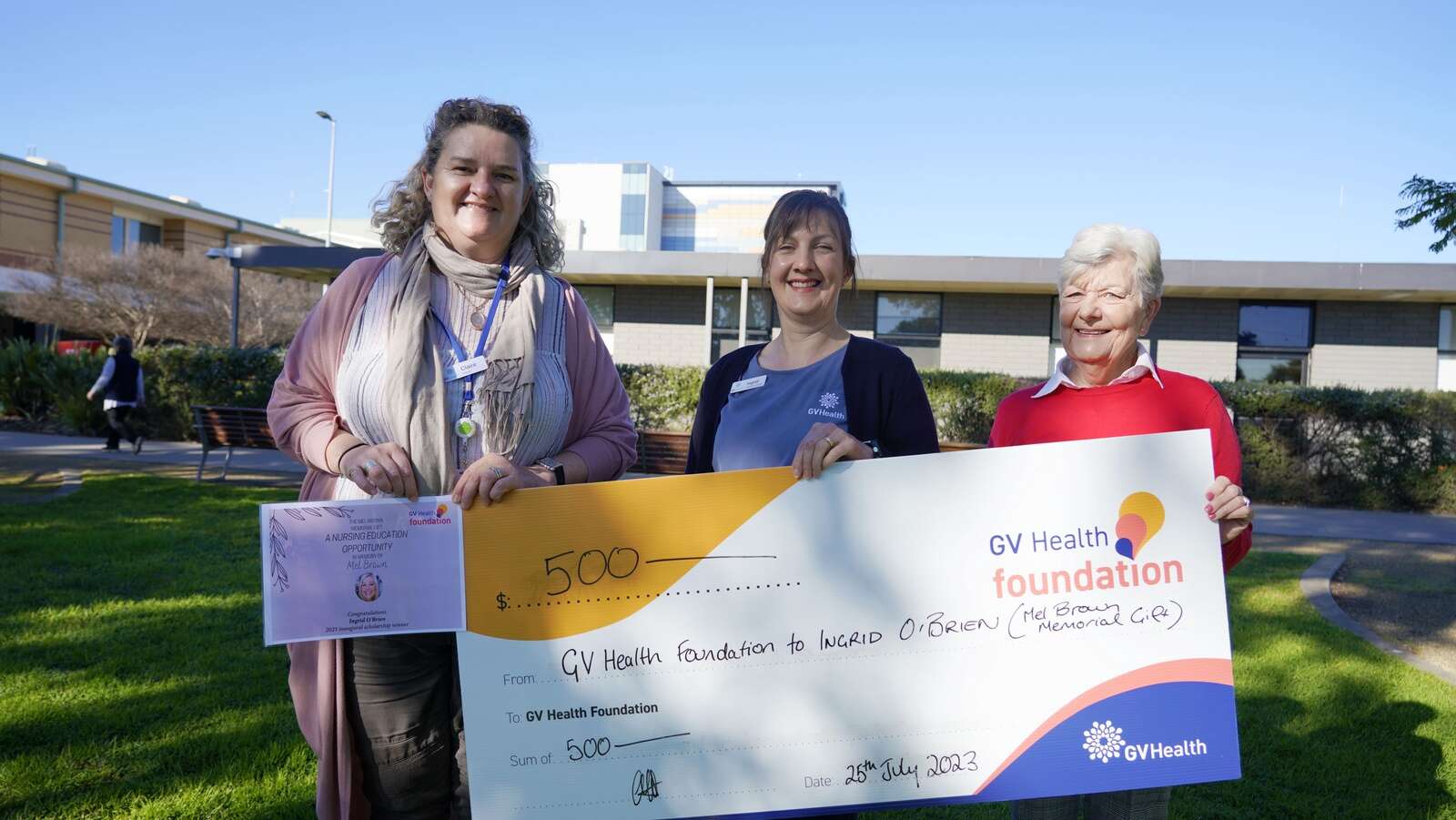 Ingrid O’Brien awarded inaugural Mel Brown Nursing Memorial Gift ...