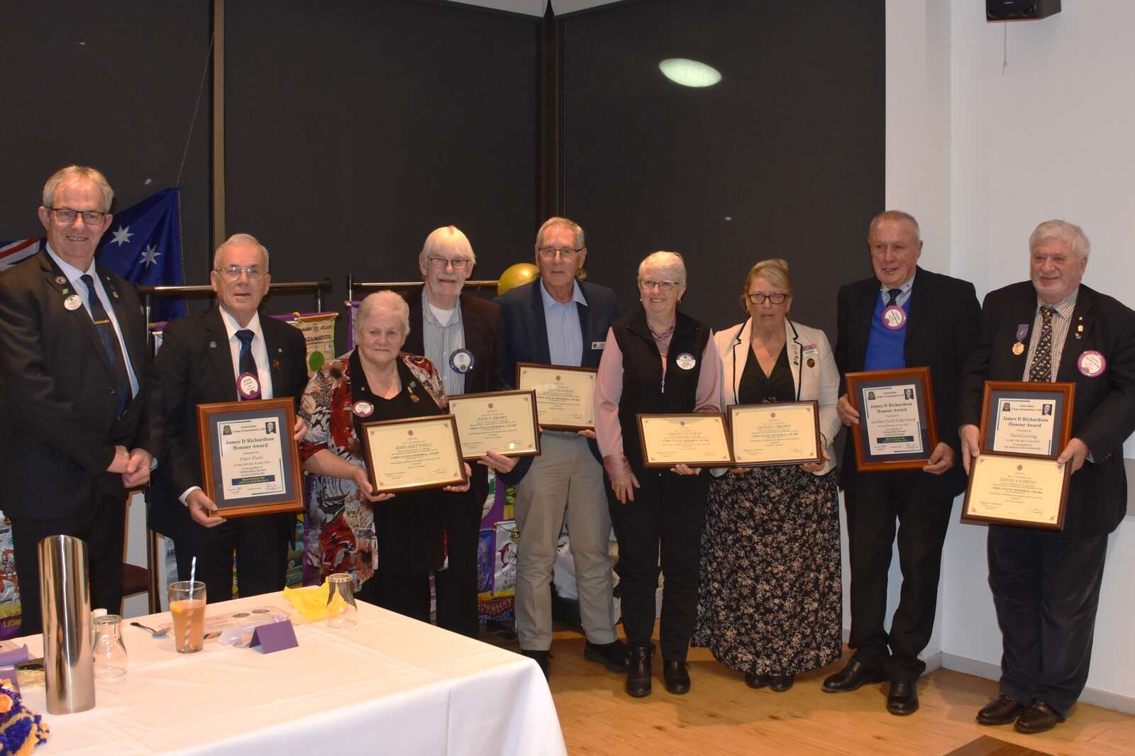Members honoured at Lions Club changeover with new president installed ...