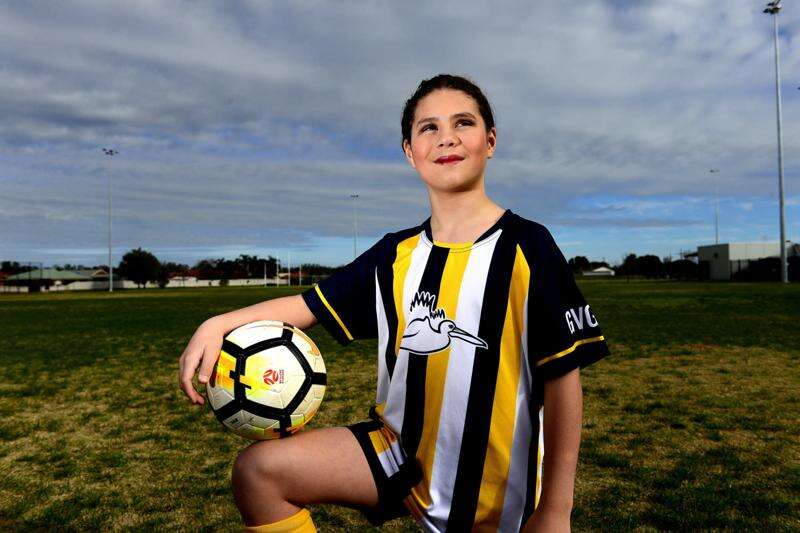 Shepparton player's brave soccer face a winner | Shepparton News