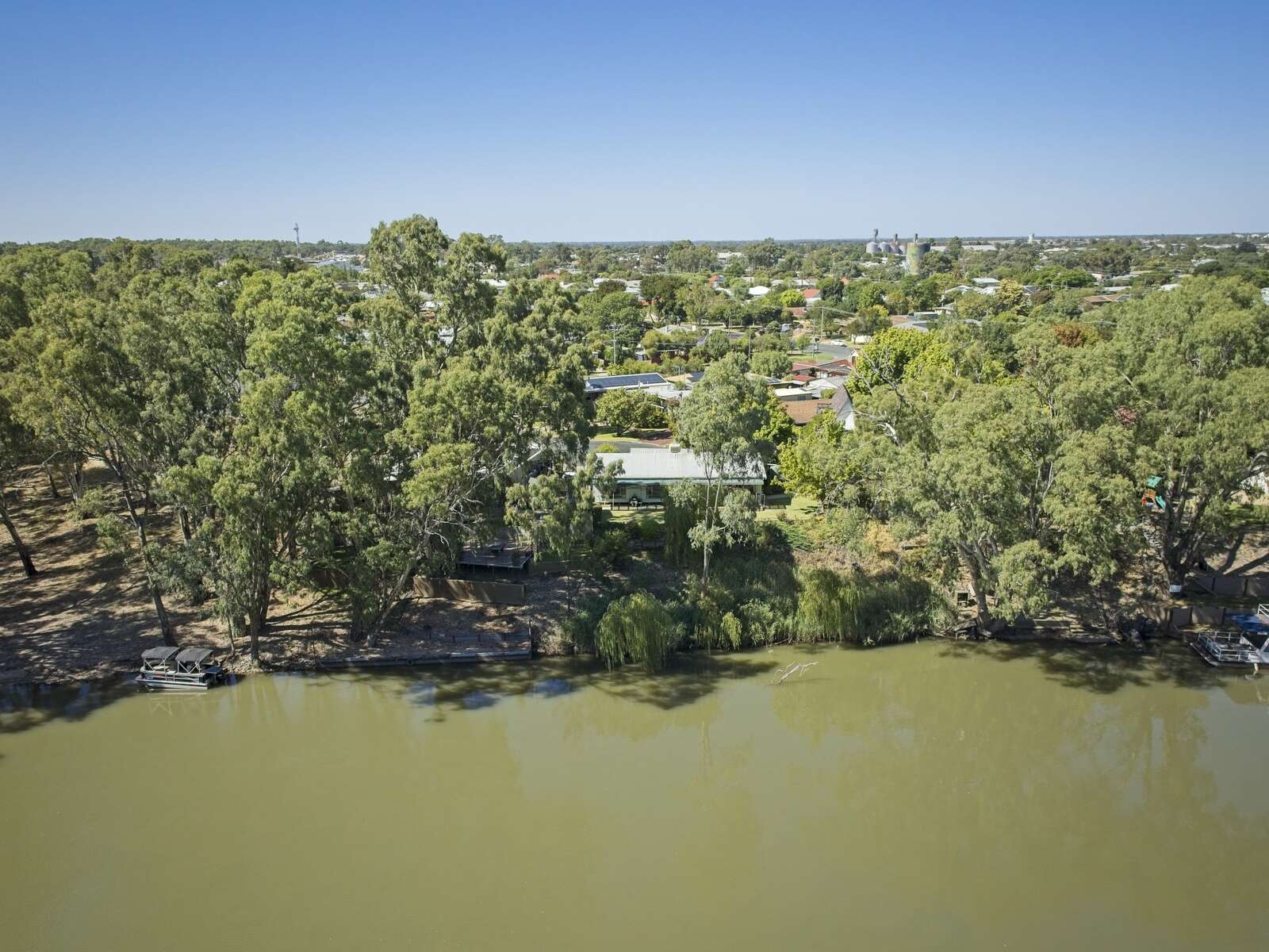 A beautifully positioned home with panoramic views of the Edward River ...