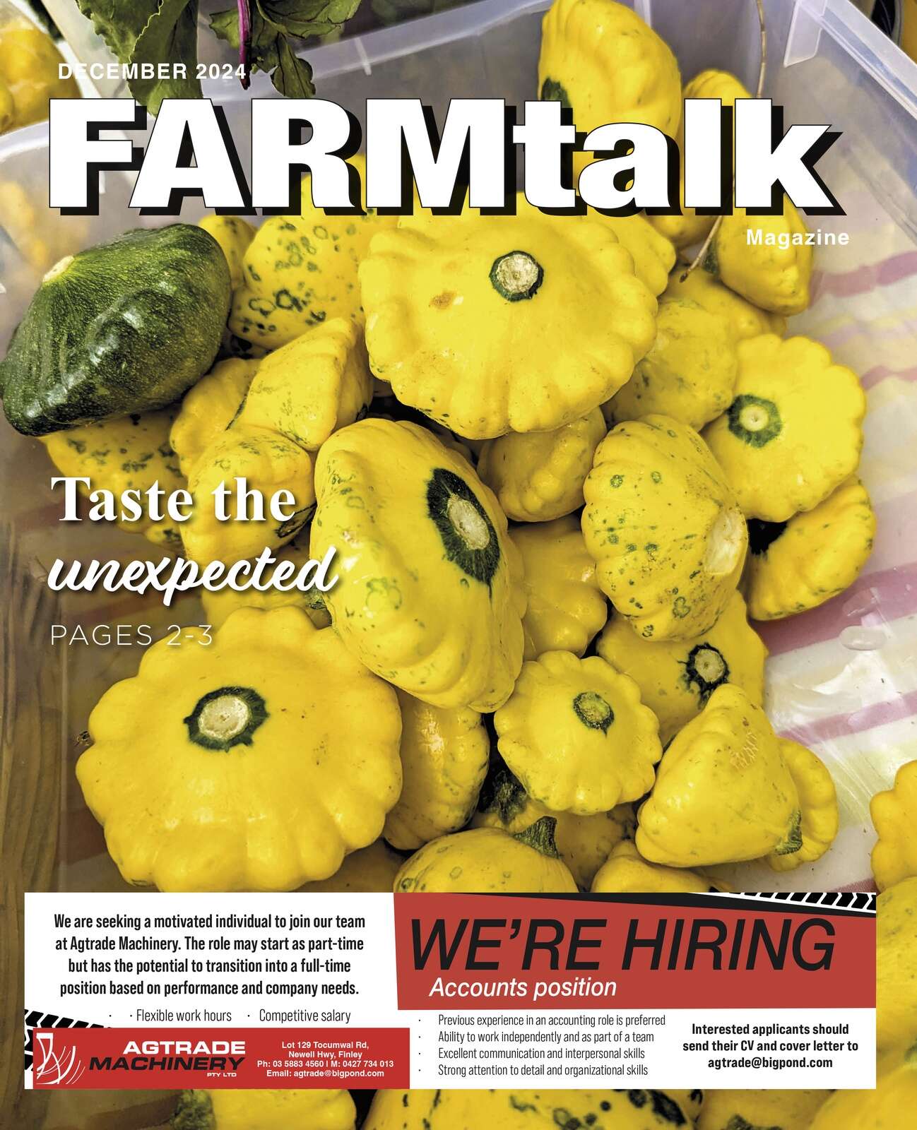 FarmTalk December 2024 | Deniliquin Pastoral Times