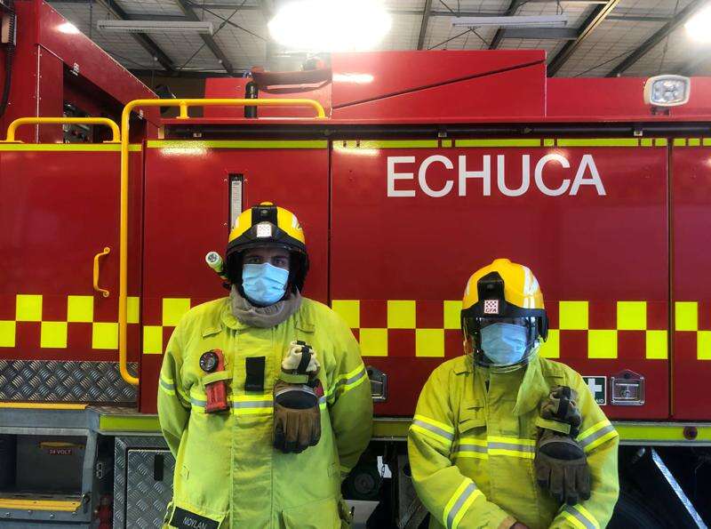 Echuca CFA welcomes new structural helmets | Riverine Herald