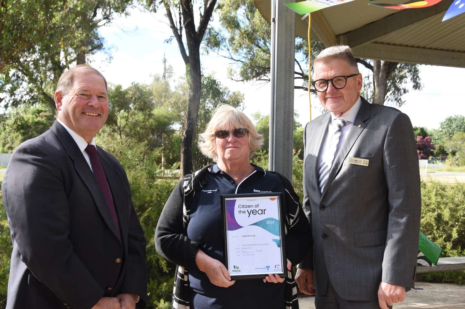 Winners are grinners at the Moira Shire Australia Day Awards ceremony ...