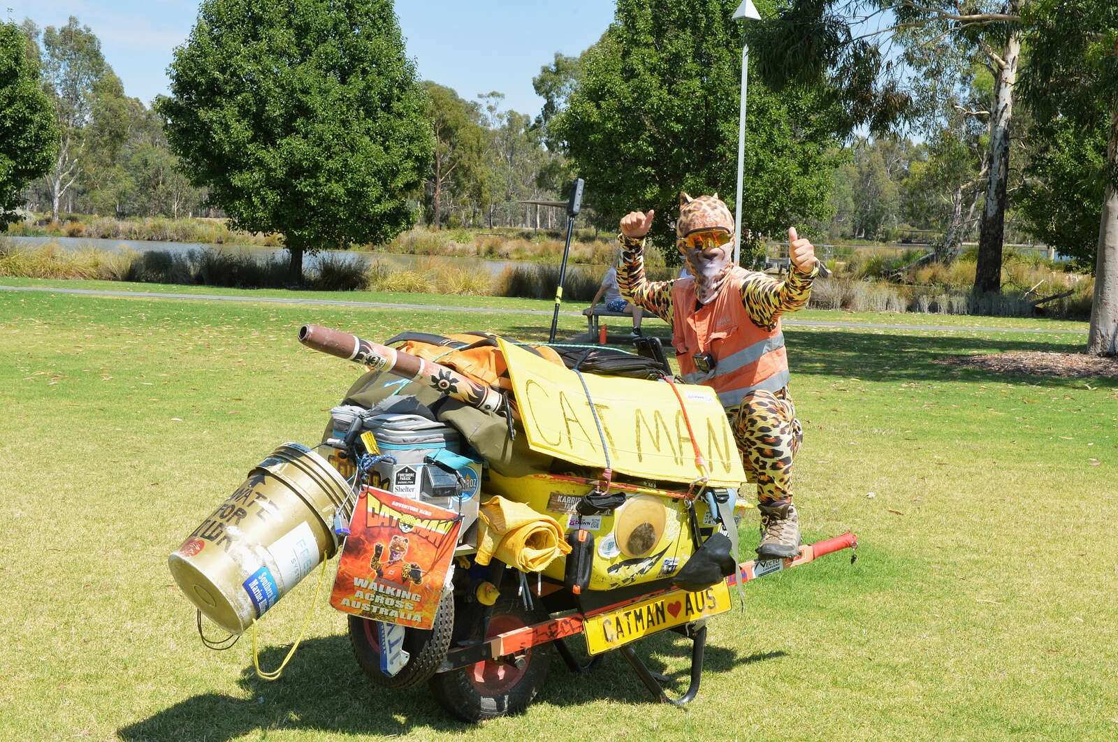 CatMan strolls through Shepparton | Seymour Telegraph