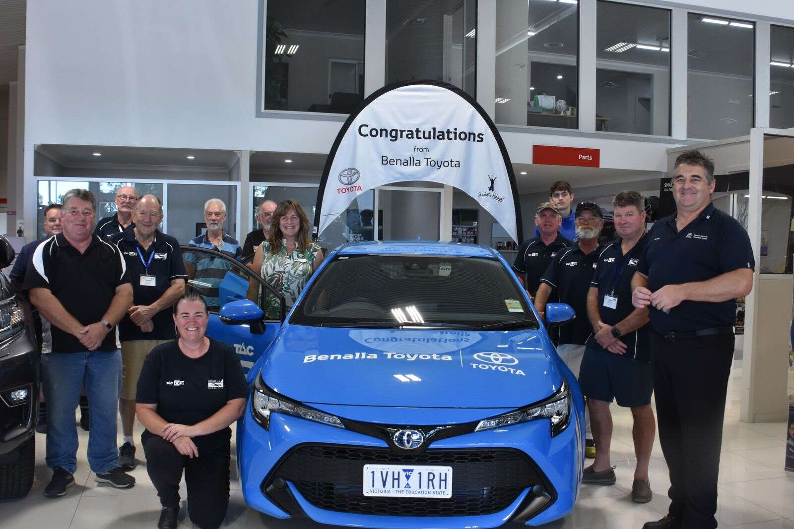 L2P program presented with brand new hybrid car | Benalla Ensign