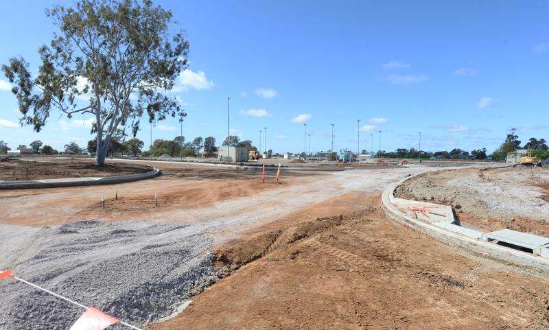 Getting ready for stadium | Shepparton News