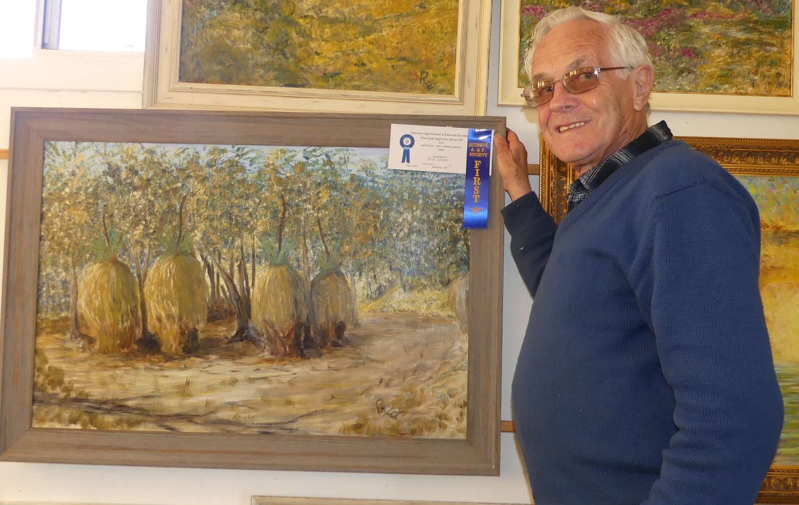 Nagambie’s Bob Eaton takes home show art exhibition prize a second time ...